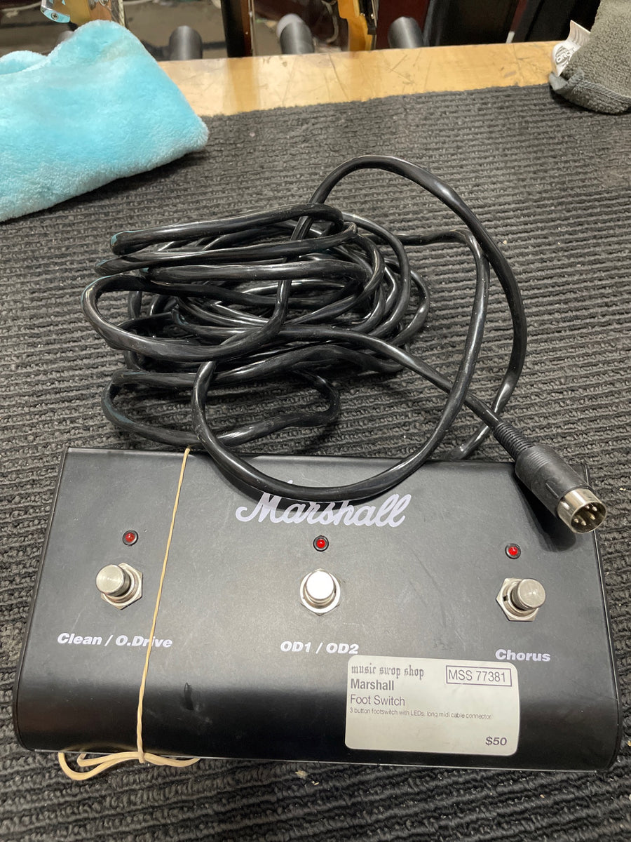 Marshall - Foot Switch – musicswopshop