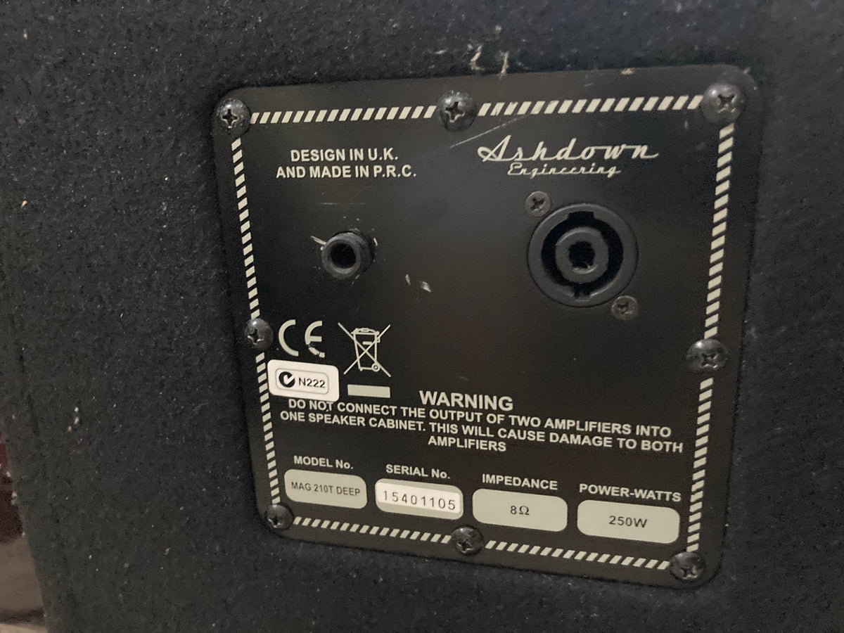 Ashdown Engineering - MAG 210T Deep – musicswopshop